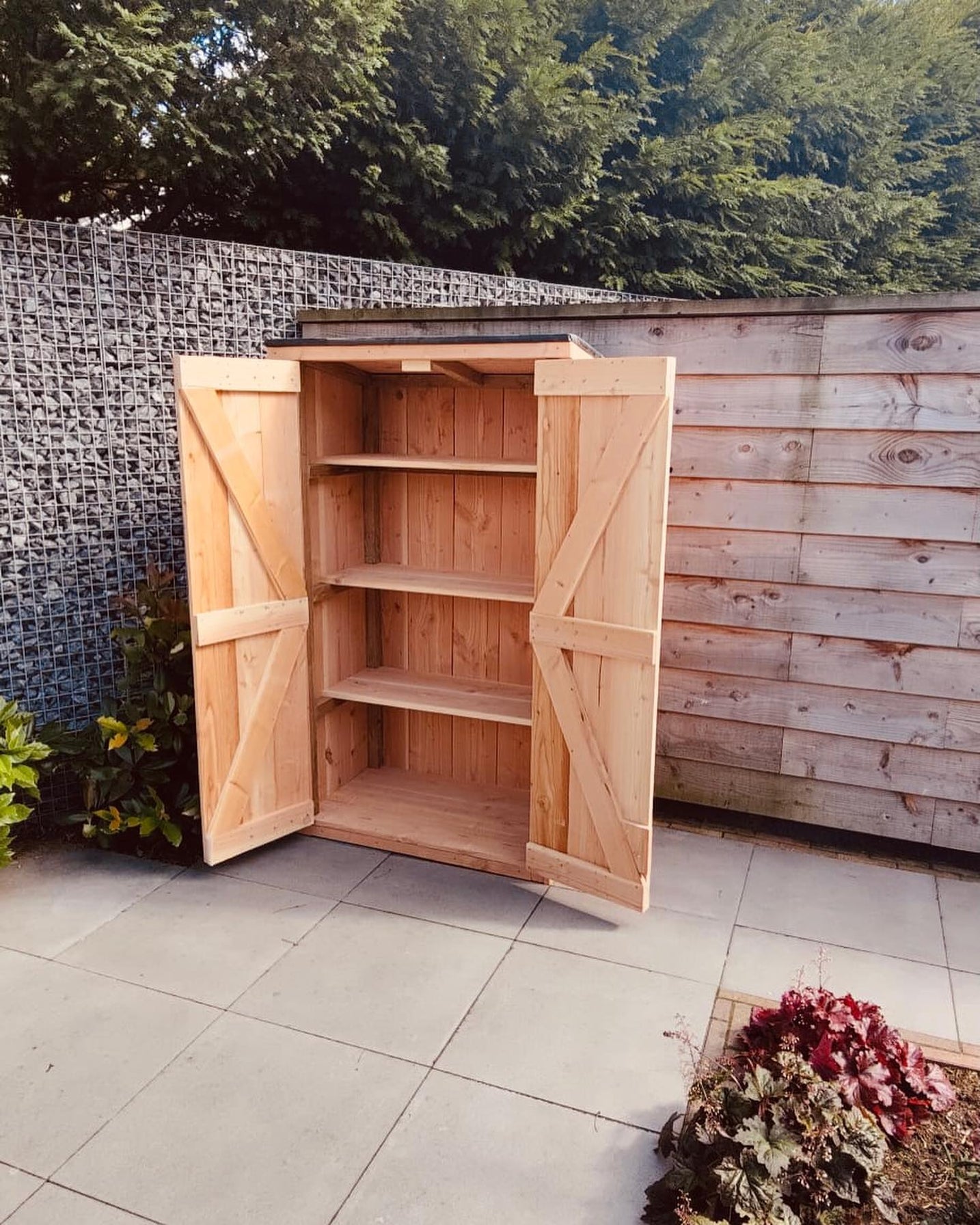 Tuinkast Groningen - 120 x 60 x 180 cm | De Balkonkast